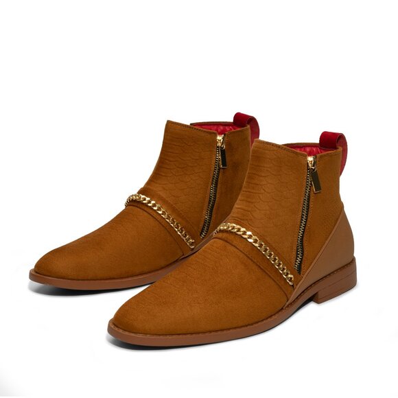 Tayno Footwear | Shoes | Men Fashion Chelsea Boot Chain Camel | Poshmark